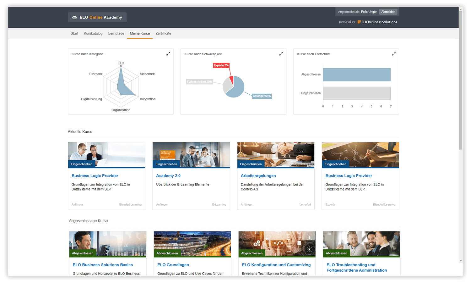 ELO Learning – Lernplattform & Kursverwaltung vereint